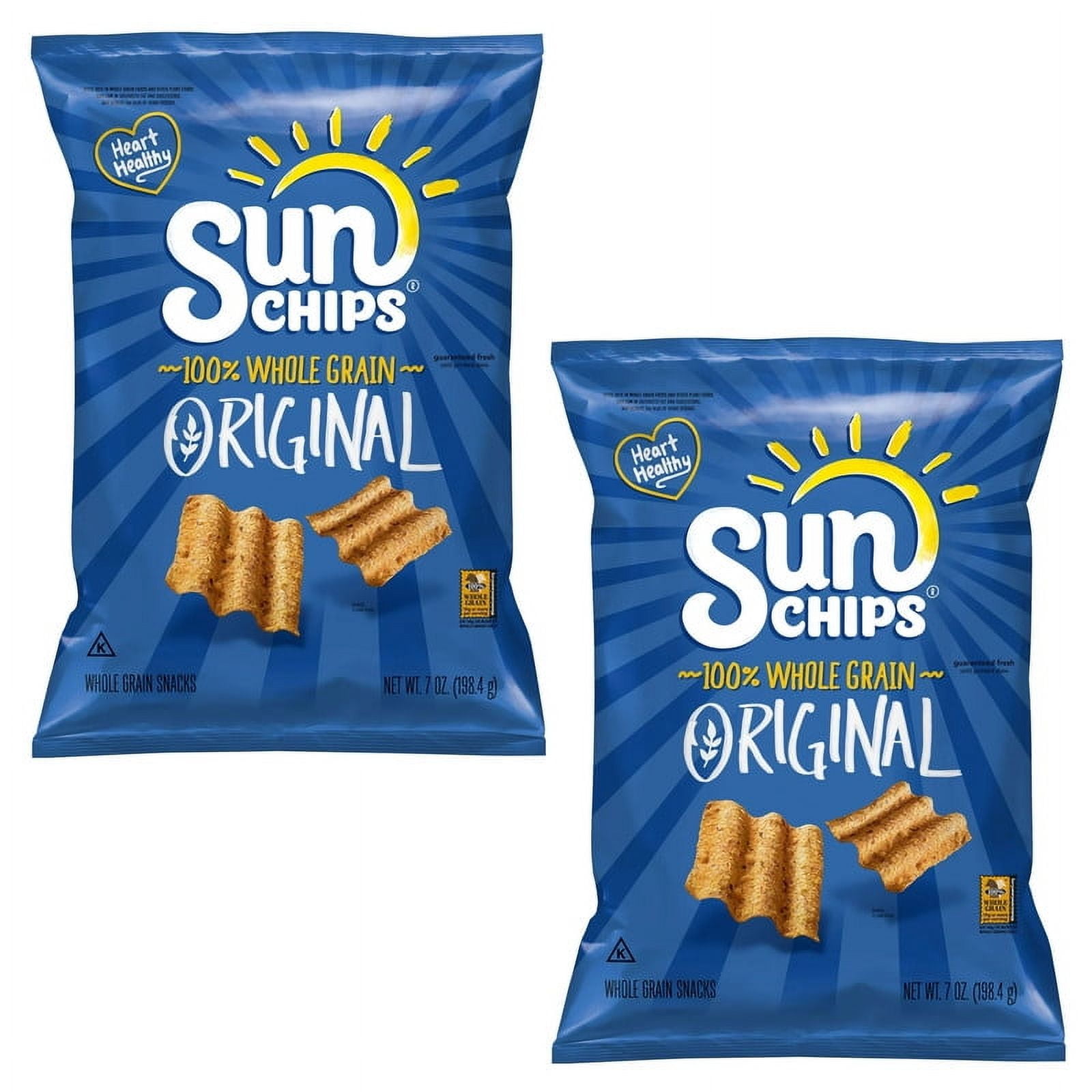 SunChips Whole Grain Snacks, Original (2 PACK) - Walmart.com
