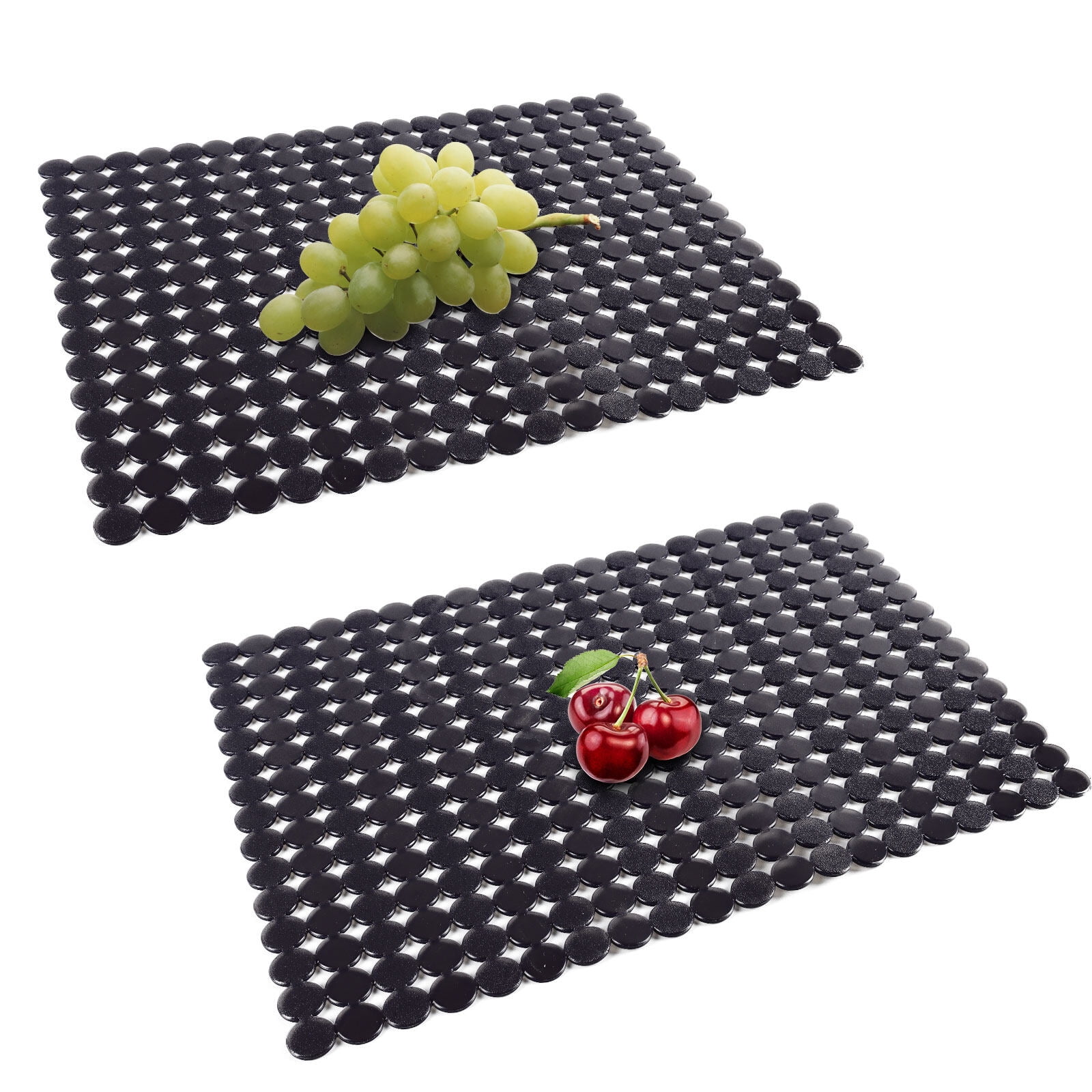 2 PACK Textured Pebble Sink Mat/protector, Adjustable Kitchen Home Sink ...