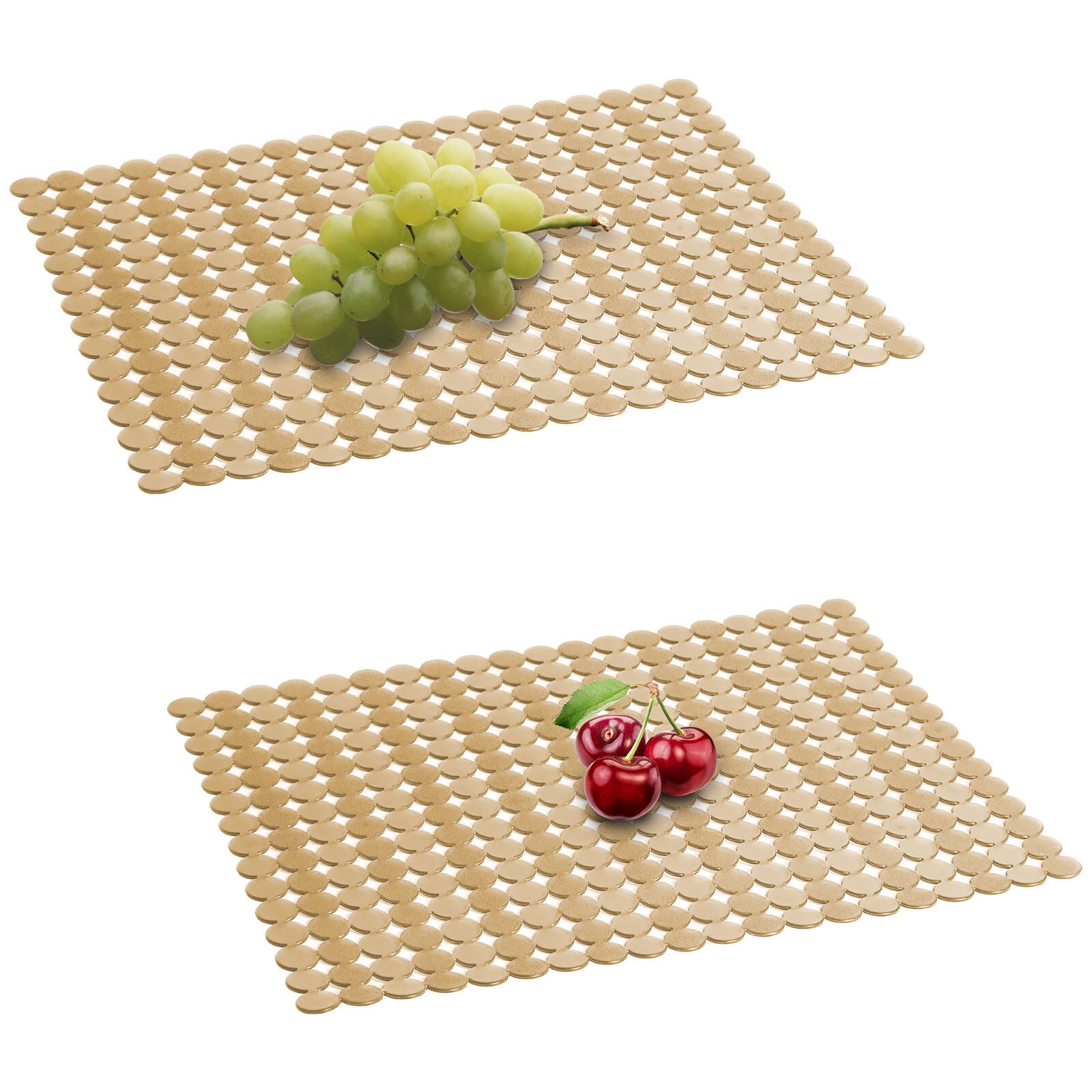 2 PACK Textured Pebble Sink Mat/protector, Adjustable Kitchen Home Sink ...