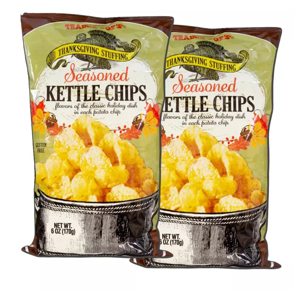 2 PACK Thanksgiving Stuffing Seasoned Kettle Chips, 6 oz Each – Total ...