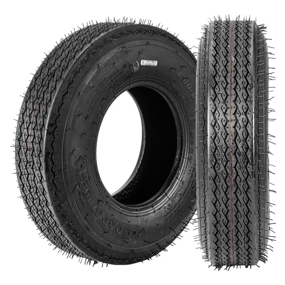 2 PACK Trailer Tires, 4.80-8 6PR Trailer Tires, Load Range C, 6PR ...