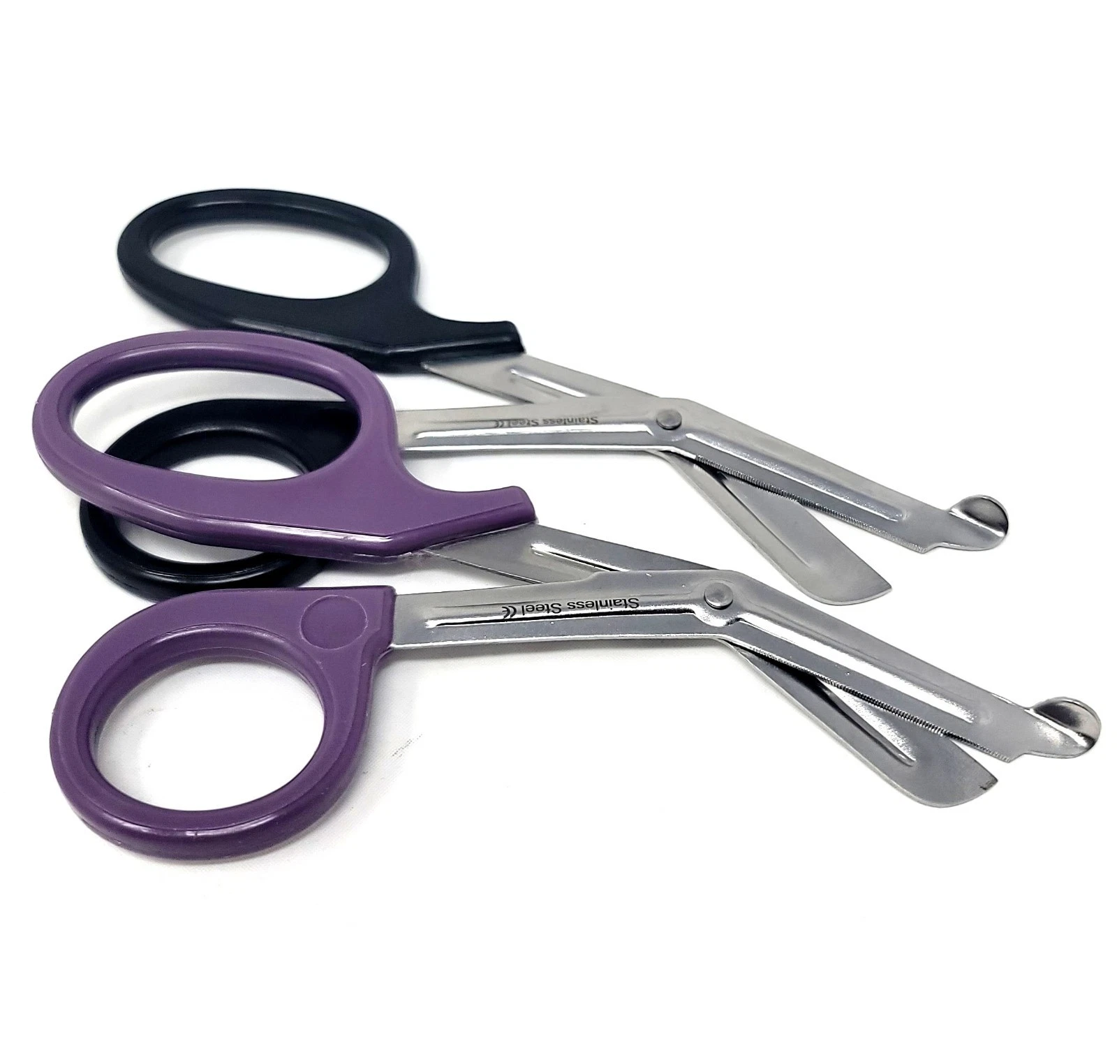 2 PACK Trauma Shears 7.25"- Bandage Scissors for Nurses, Non-stick ...