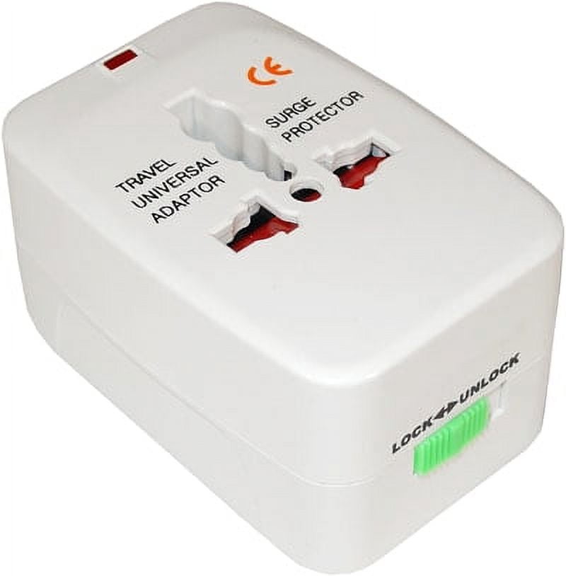 2-PACK of Universal Plug Adapters for Travel in US, UK, AU, Europe ...