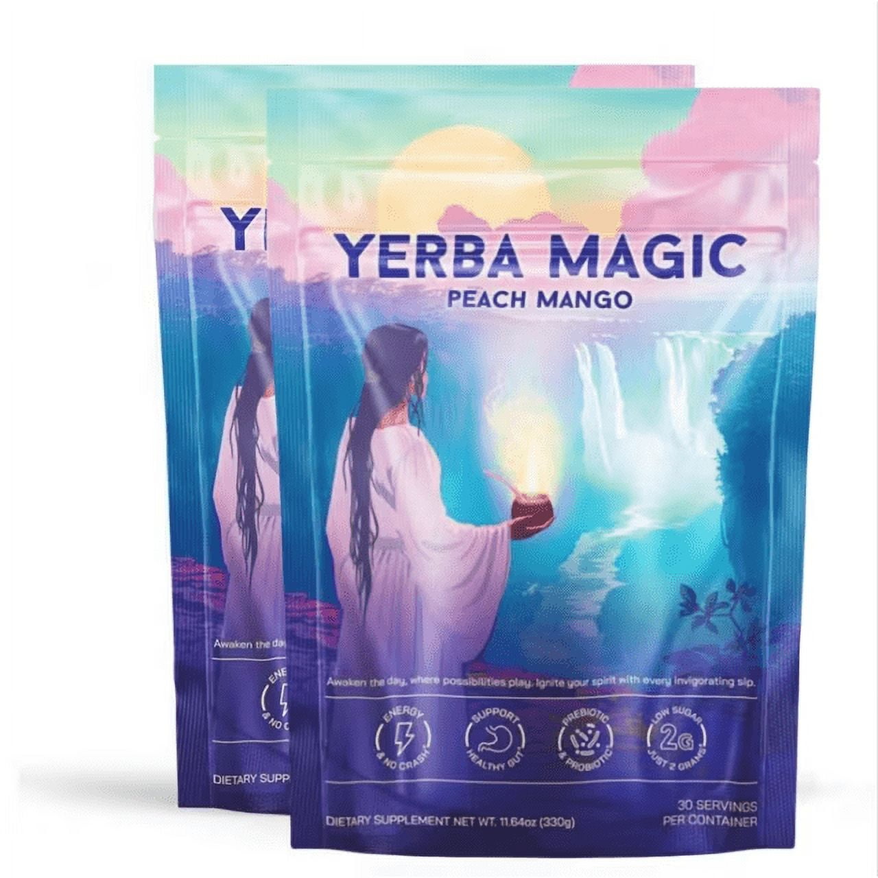 2 PACKYerba Mate Instant Tea Powder, 3-in-1 Super Drink, Superfood ...