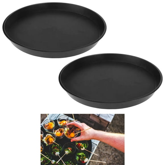 Round Plastic Serving Tray