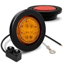 2.5" Round 10 LED Clearance Light [2 in 1 Reflector] [Polycarbonate ...