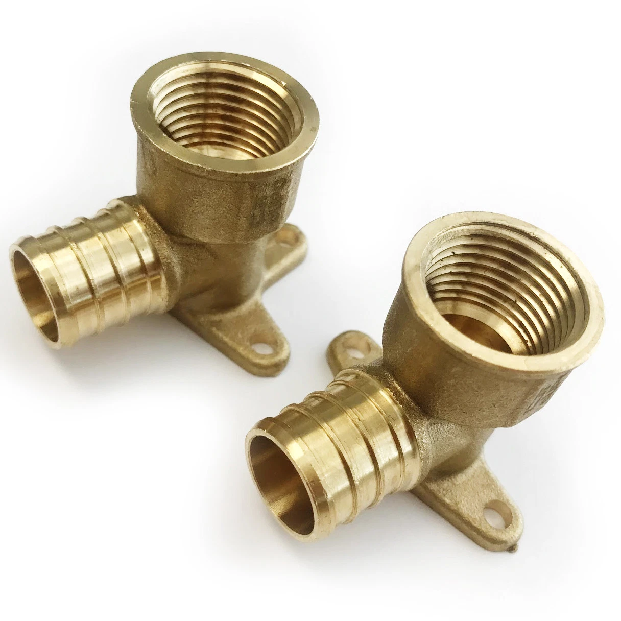 2 PC 3/4" PEX X 1/2" FEMALE NPT THREADED DROP EAR ELBOW CRIMP FITTINGS - Walmart.com