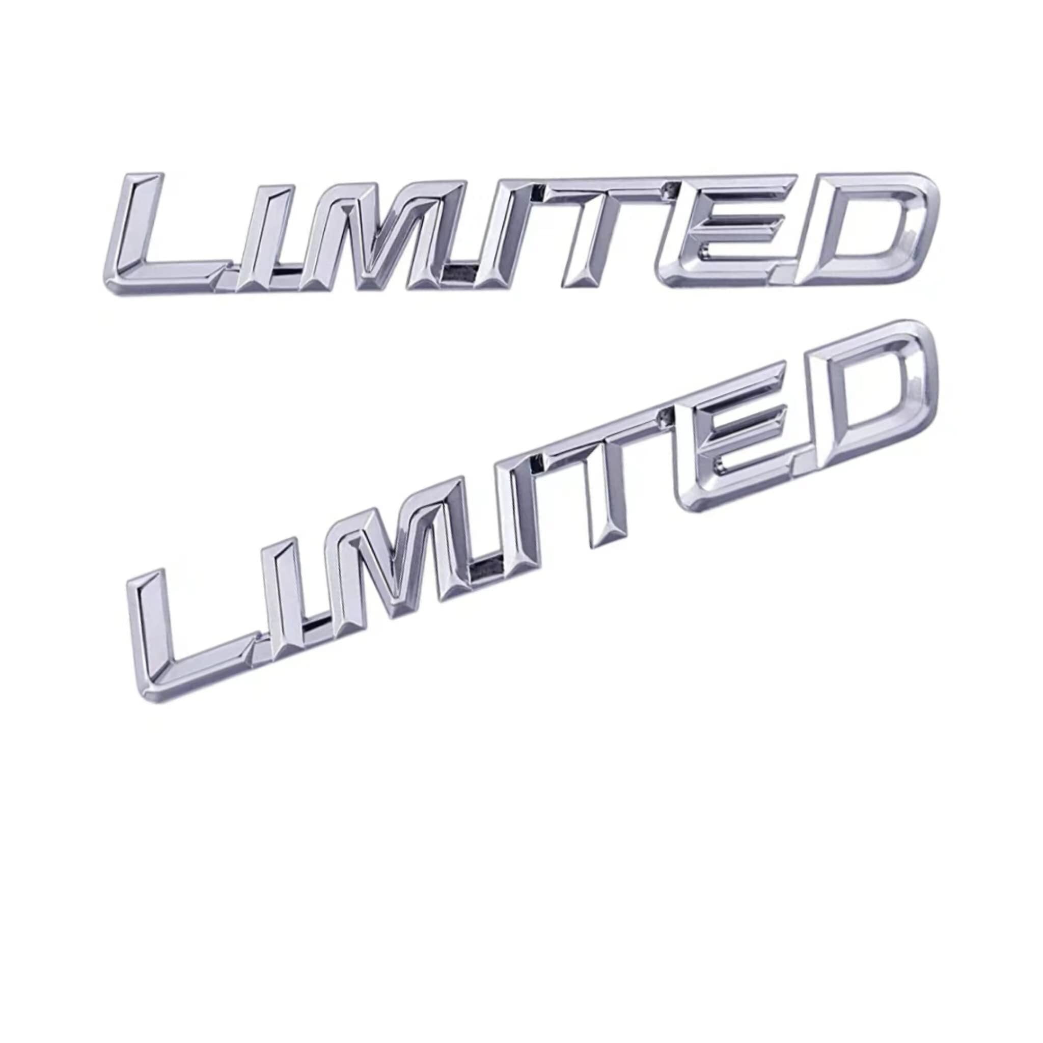 2 PC 3D Metal Limited Emblem Edition Sticker Suitable for: Fender Side ...