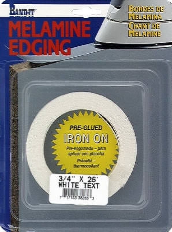 2 PC Band-It .030 in. X 7/8 in. W X 25 ft. L White Melamine Veneer ...