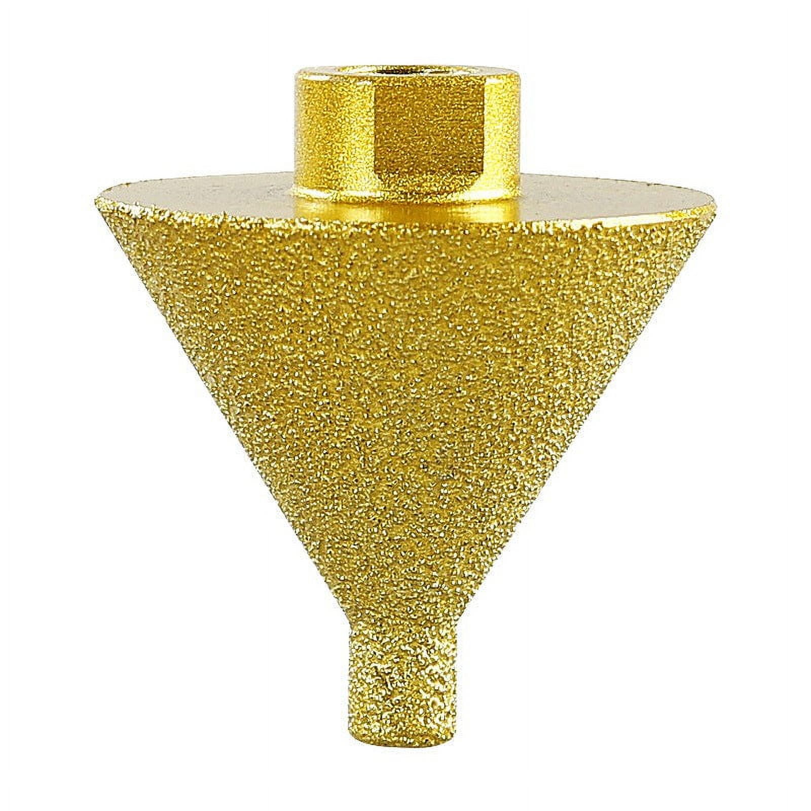 2 PC Diamond Beveling Chamfer Bit for Angle Grinders, 5/8" 11 Thread ...