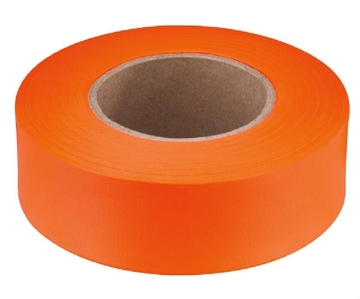 2 PC,Empire 77-002 Plastic Flagging Tape, Orange, 200 Feet L x 1 Inch W ...