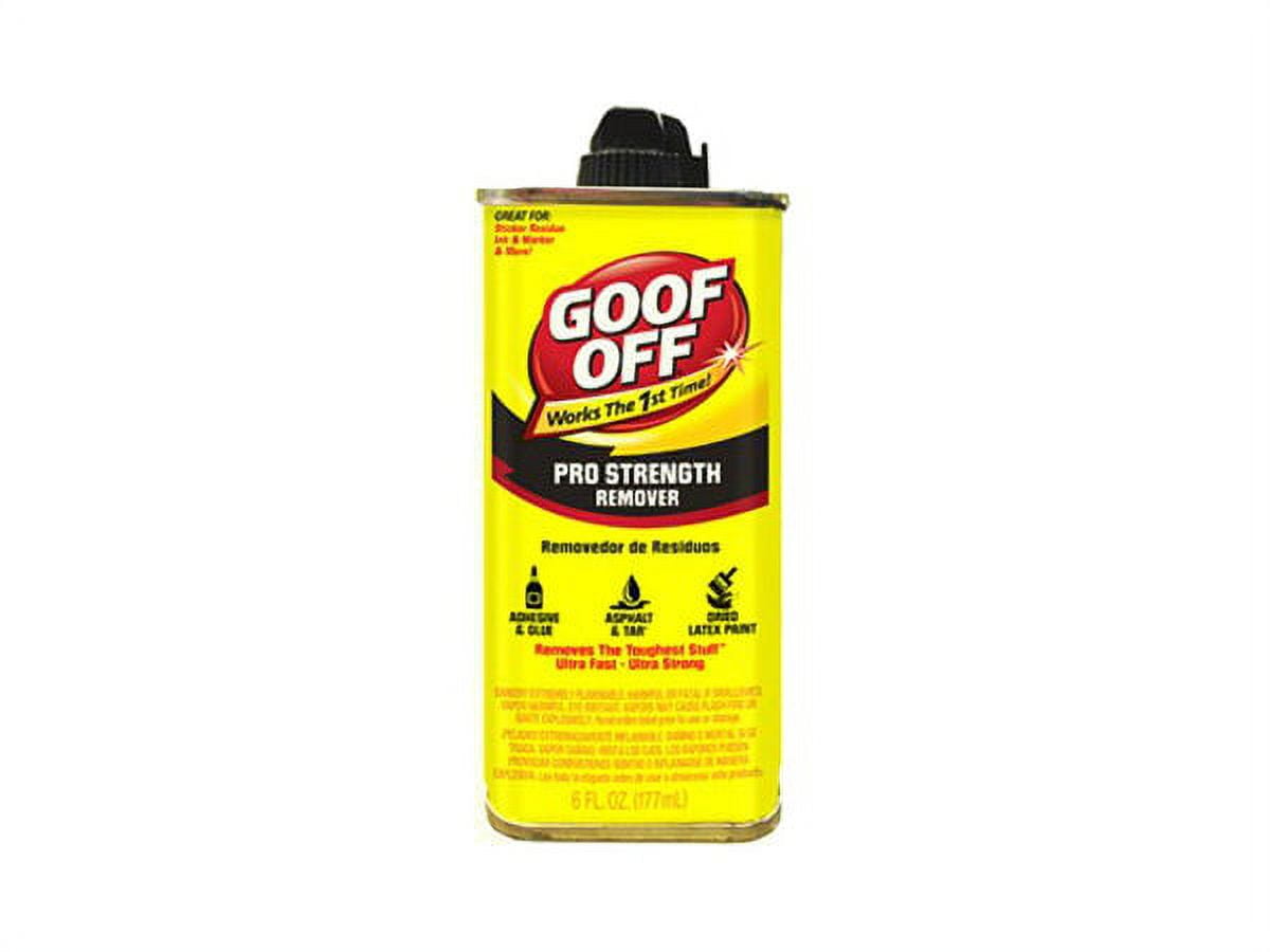 2 PC,Goof Off FG661 Professional Strength Remover, 6 Oz - Walmart.com