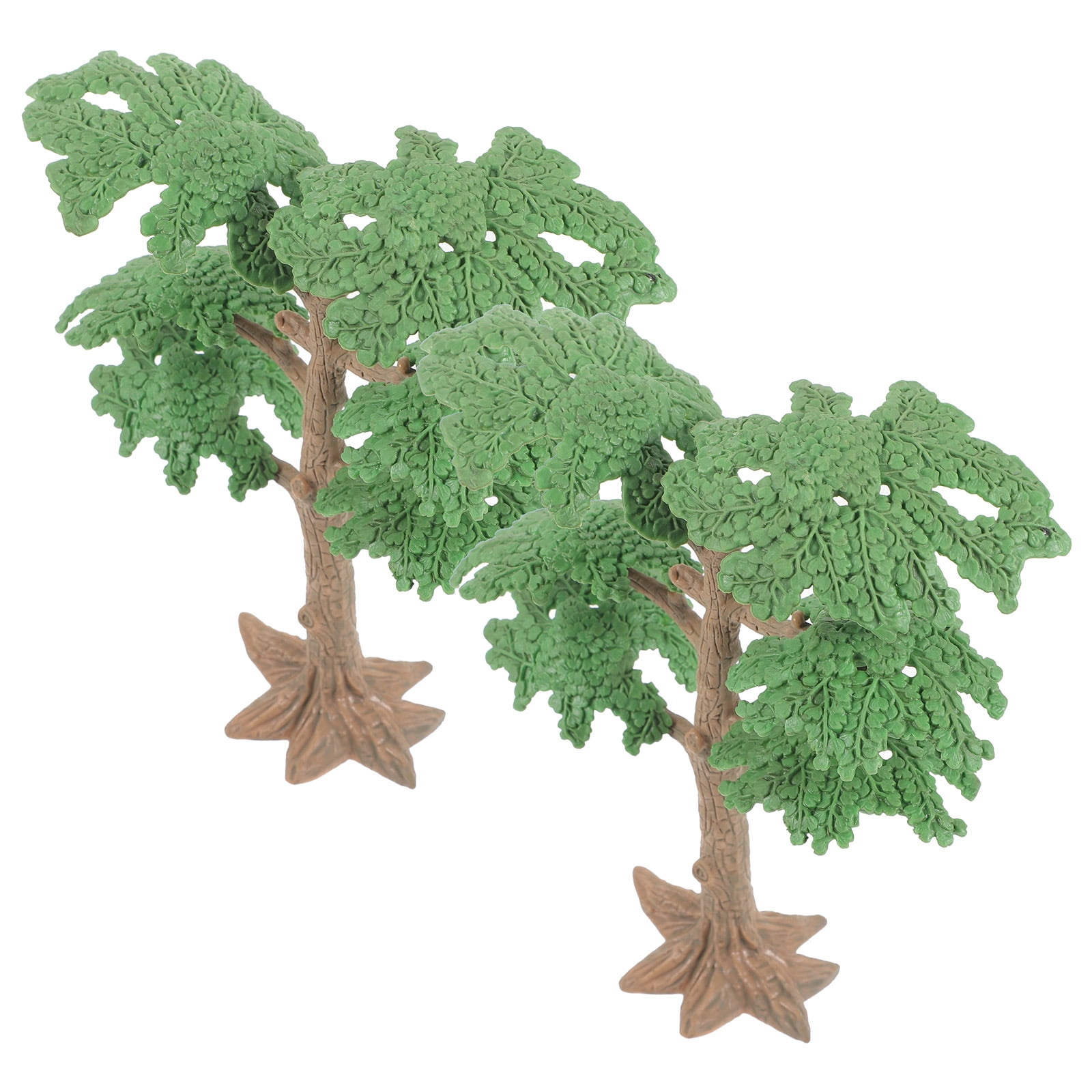 2 Decor Miniatures Green Landscape Maple Tree Decor Toy Micro Model ...