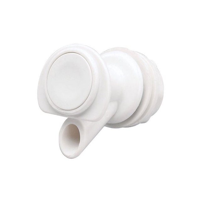 2 PC Igloo Plastic White Replacement Spigot 10 Capacity, 5.75 H x 3.88 ...