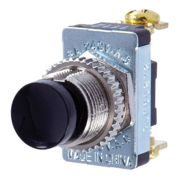 2 PC Jandorf 6 amps Single Pole Push Button Appliance Switch Black ...