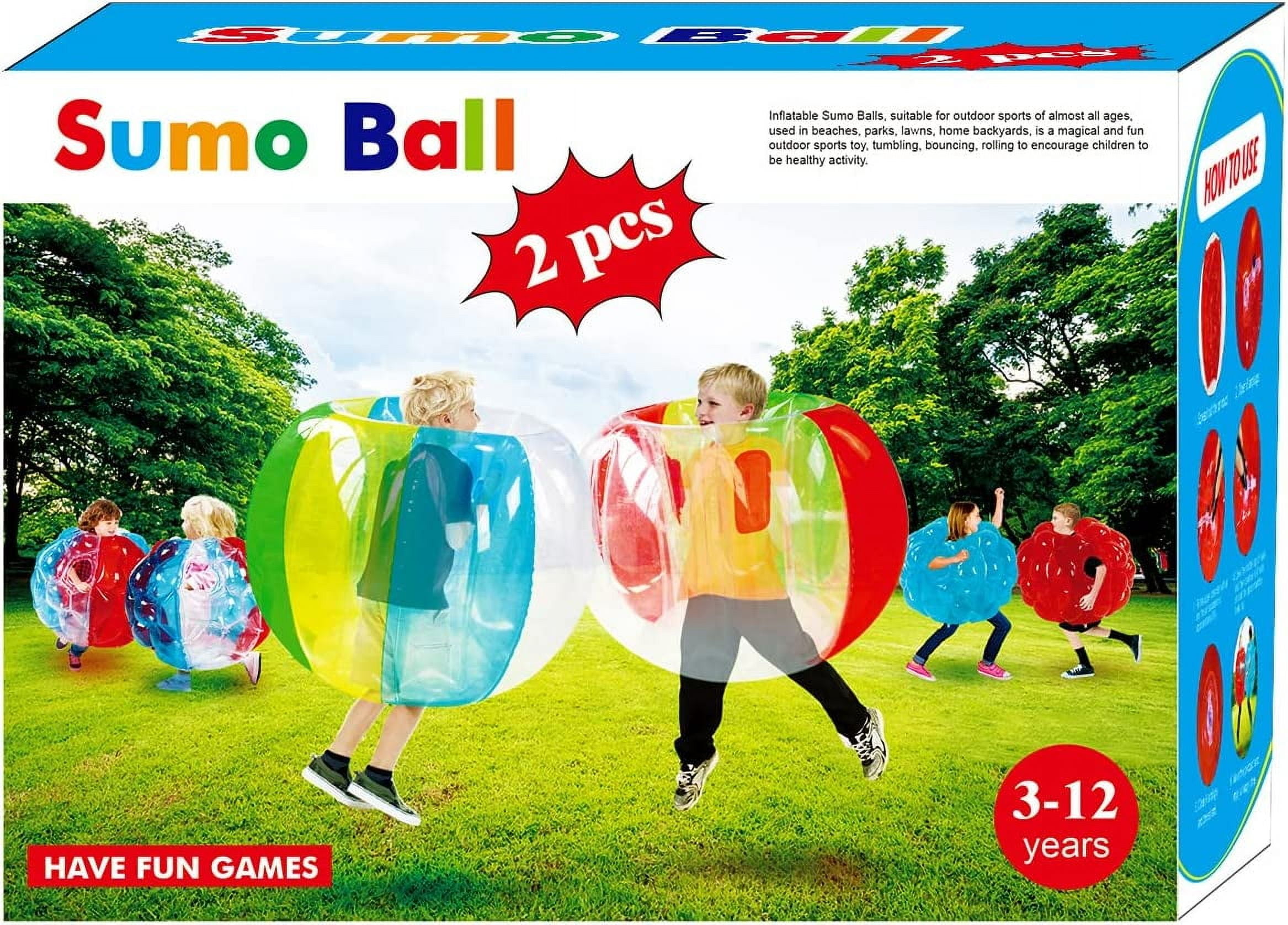 2 PC Kid Sumo Ball,Sumo Balls for Kids, Bumper Bounce Ball for Child ...