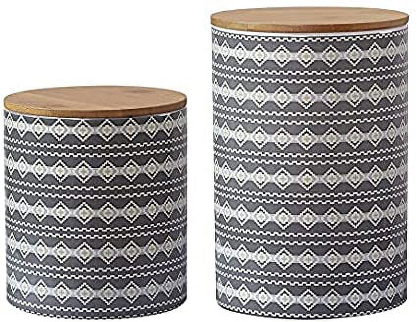 2-PC Large Aztec Design Canister Set - Walmart.com