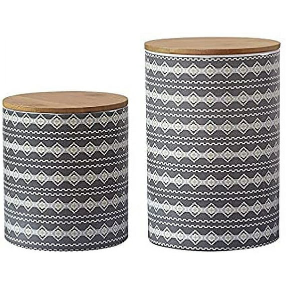 2-PC Large Aztec Design Canister Set - Walmart.com