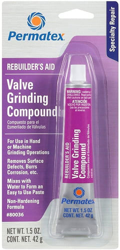 2 PC-Permatex 80036 Valve Grinding Compound - 1.5 Oz - Walmart.com