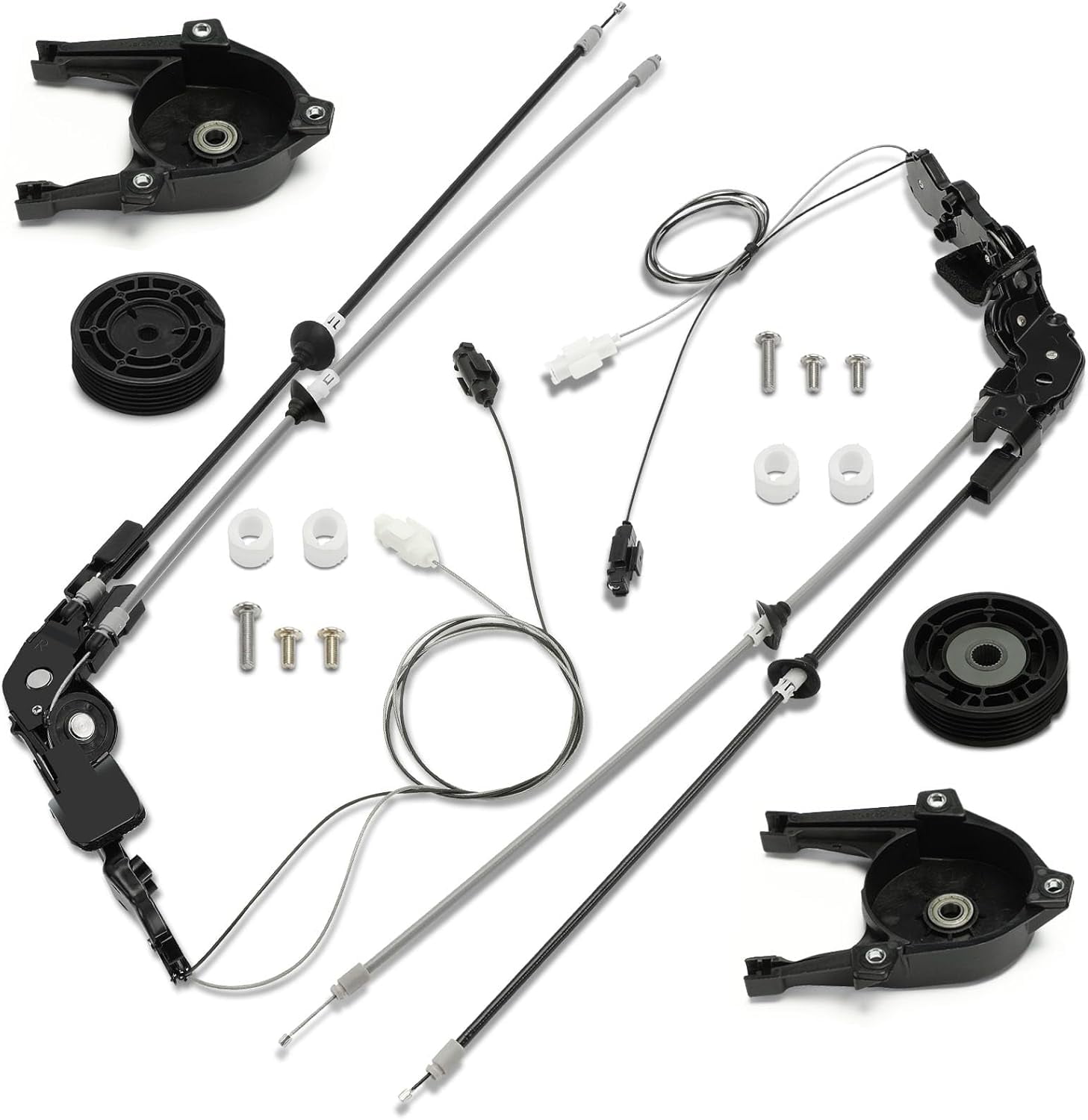 2-PC Set Power Sliding Driver and Passenger Door Spool Control Cable ...