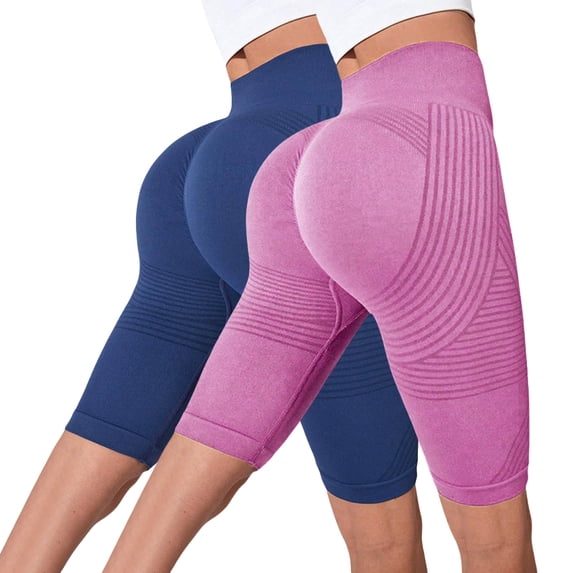 2 PC Women Anti Cellulite 3D Compression Short Legging Butt Lifting ...