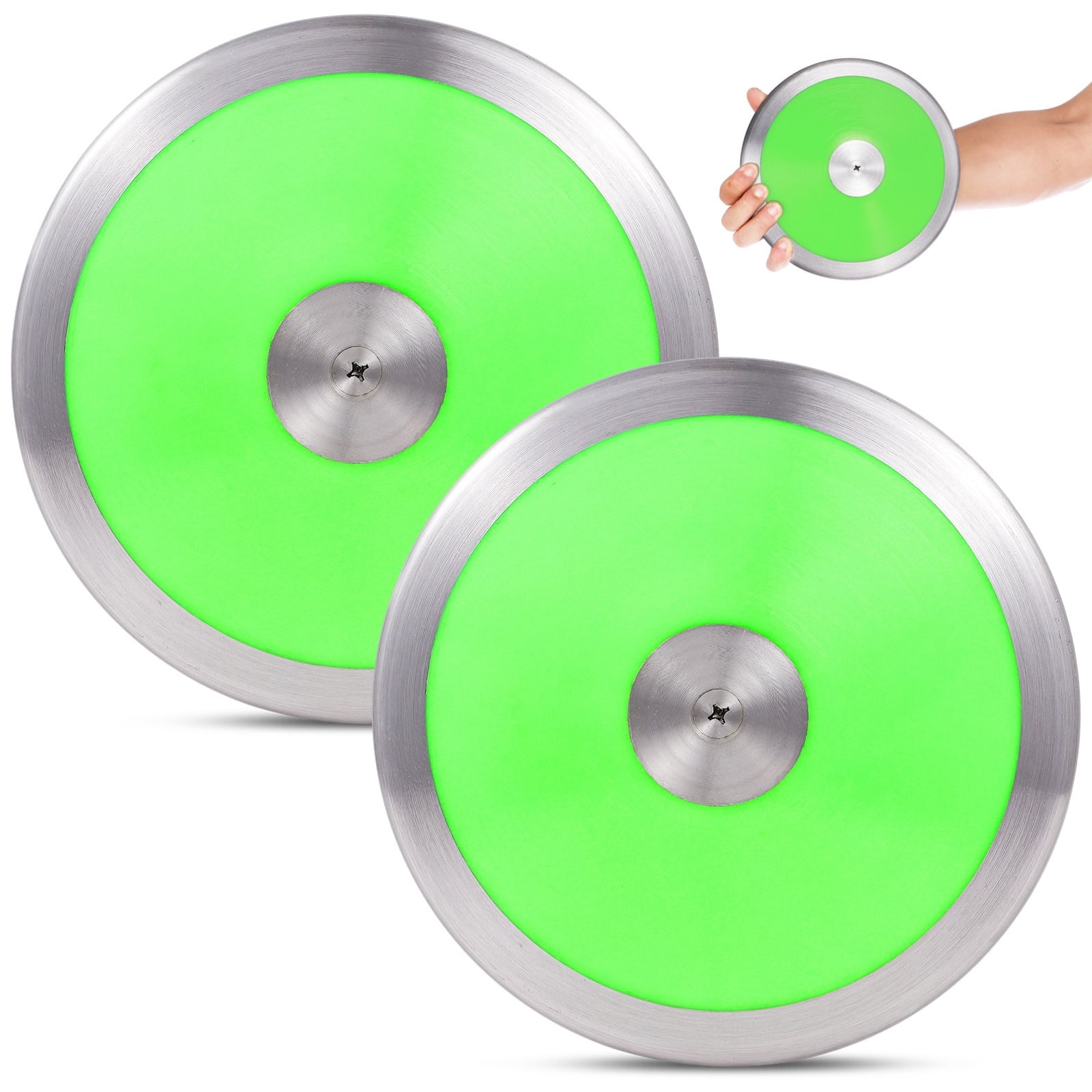 2 PCS 1.6 Kg Sports Training Discus, Track and Field Discus for High ...