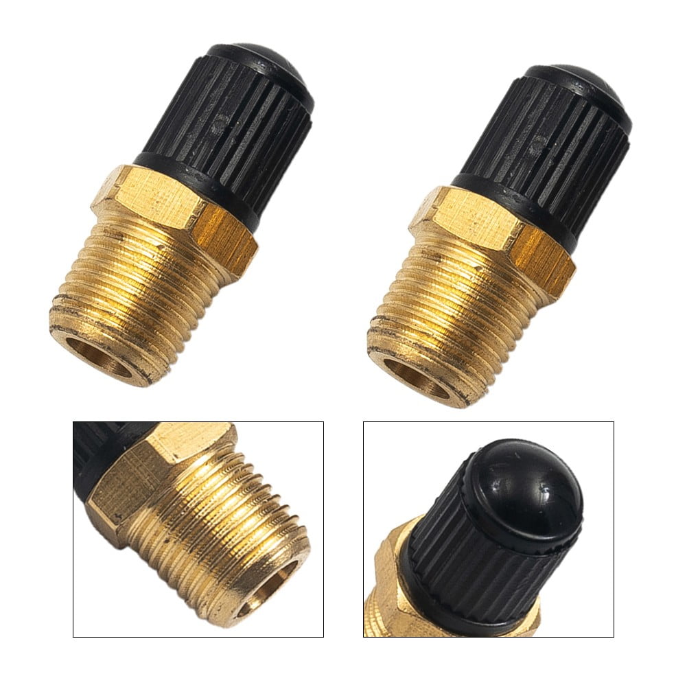 2 PCS 1/8in Brass Rubber Inflatable Rubber Tank Filling Valve - Walmart.com