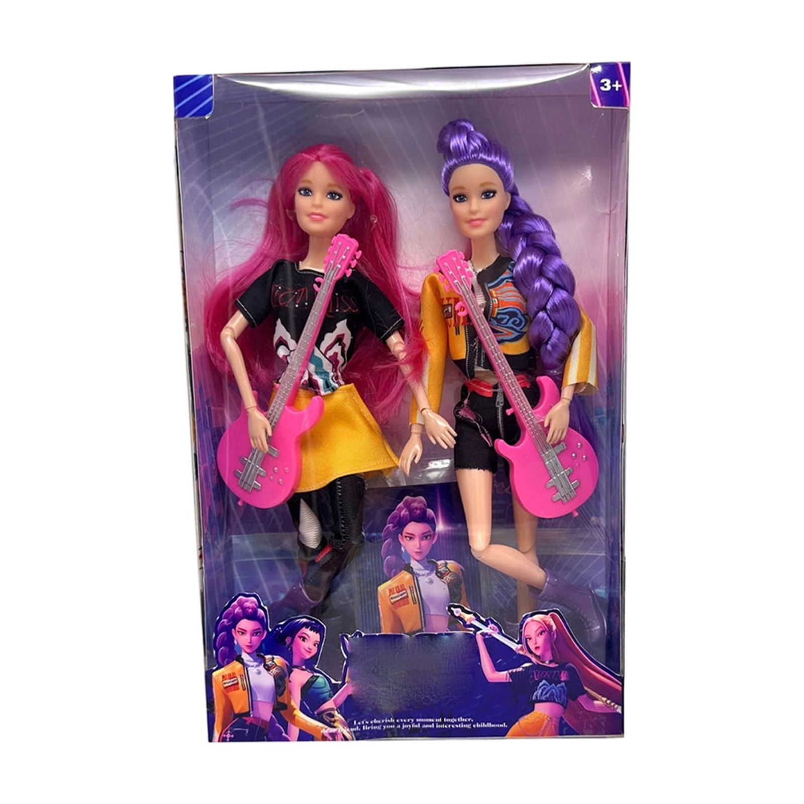 2 PCS 11.5" Pop Singers Stars Action Figures Dolls - Pop Stars Anime ...