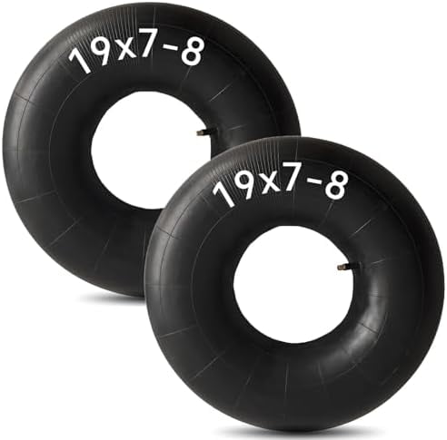 2 PCS 19x7-8 Inner Tube Heavy Duty 19x7.00-8, 20x7-8 Tube with TR13 ...