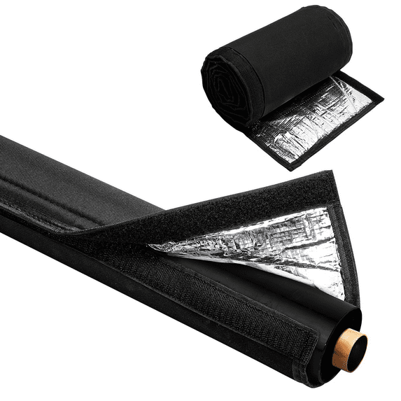 2 PCS 3-Layer HVAC Copper Pipe Insulation Covers, 72 x 10.2 in Oxford ...