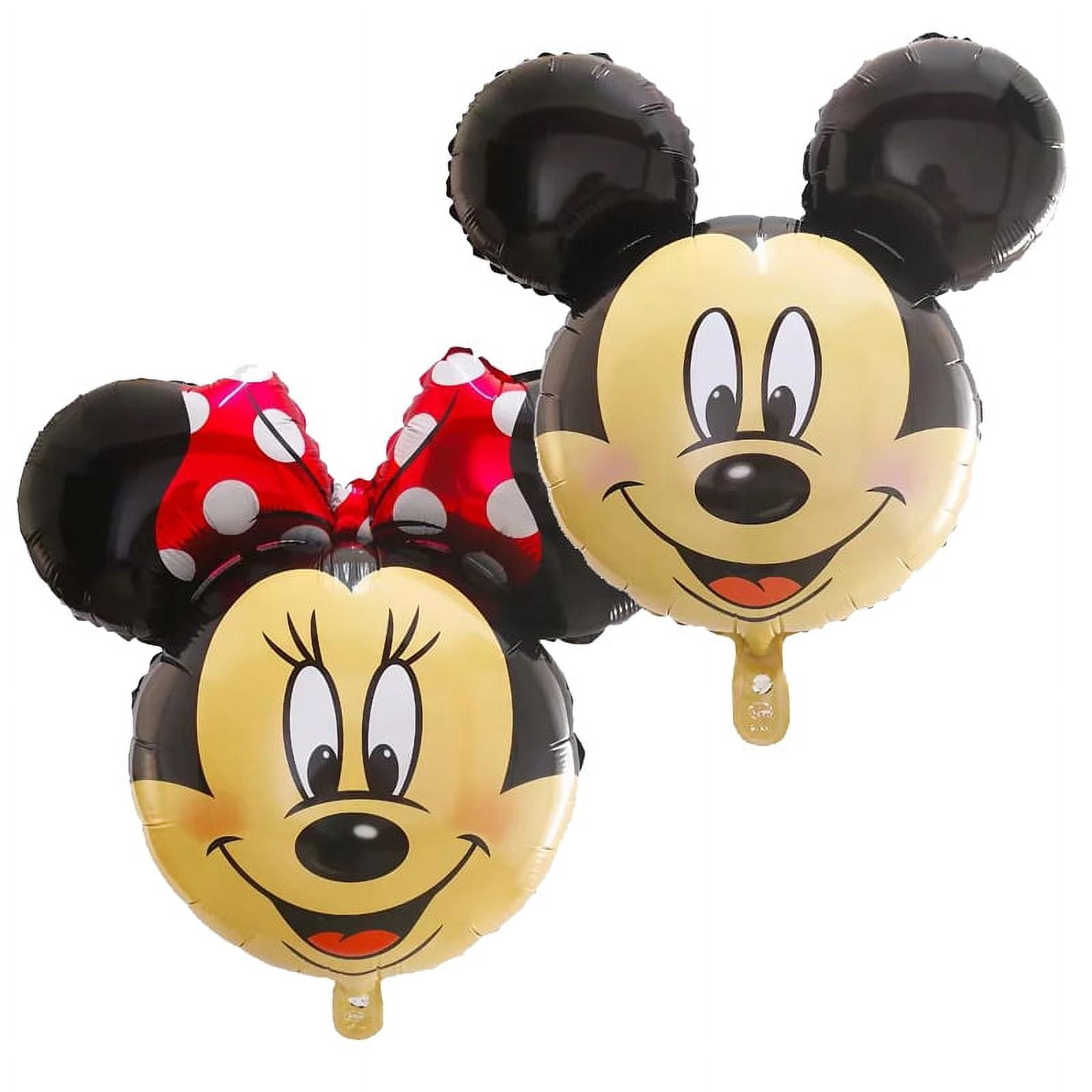 2 PCS 30 Inch Mouse Character Foil Balloon Mickey Mouse Balloon Minnie ...