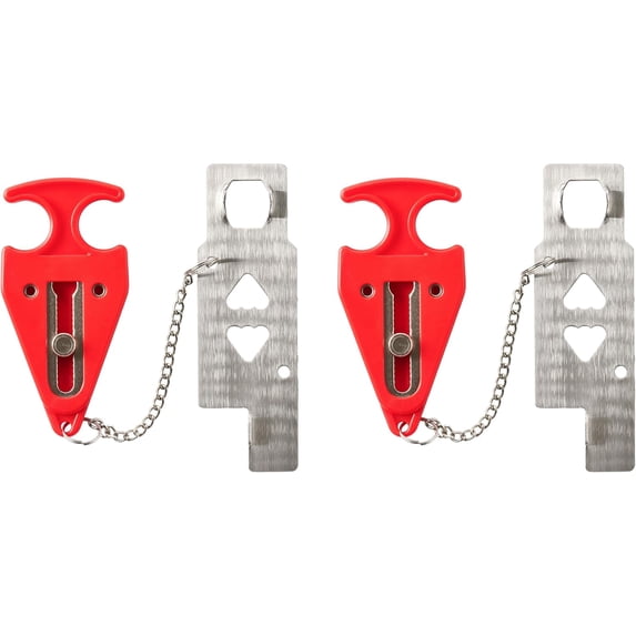 2 PCS 3rd Gen Portable Door Lock - Hotel Door Locks for Travelers ...