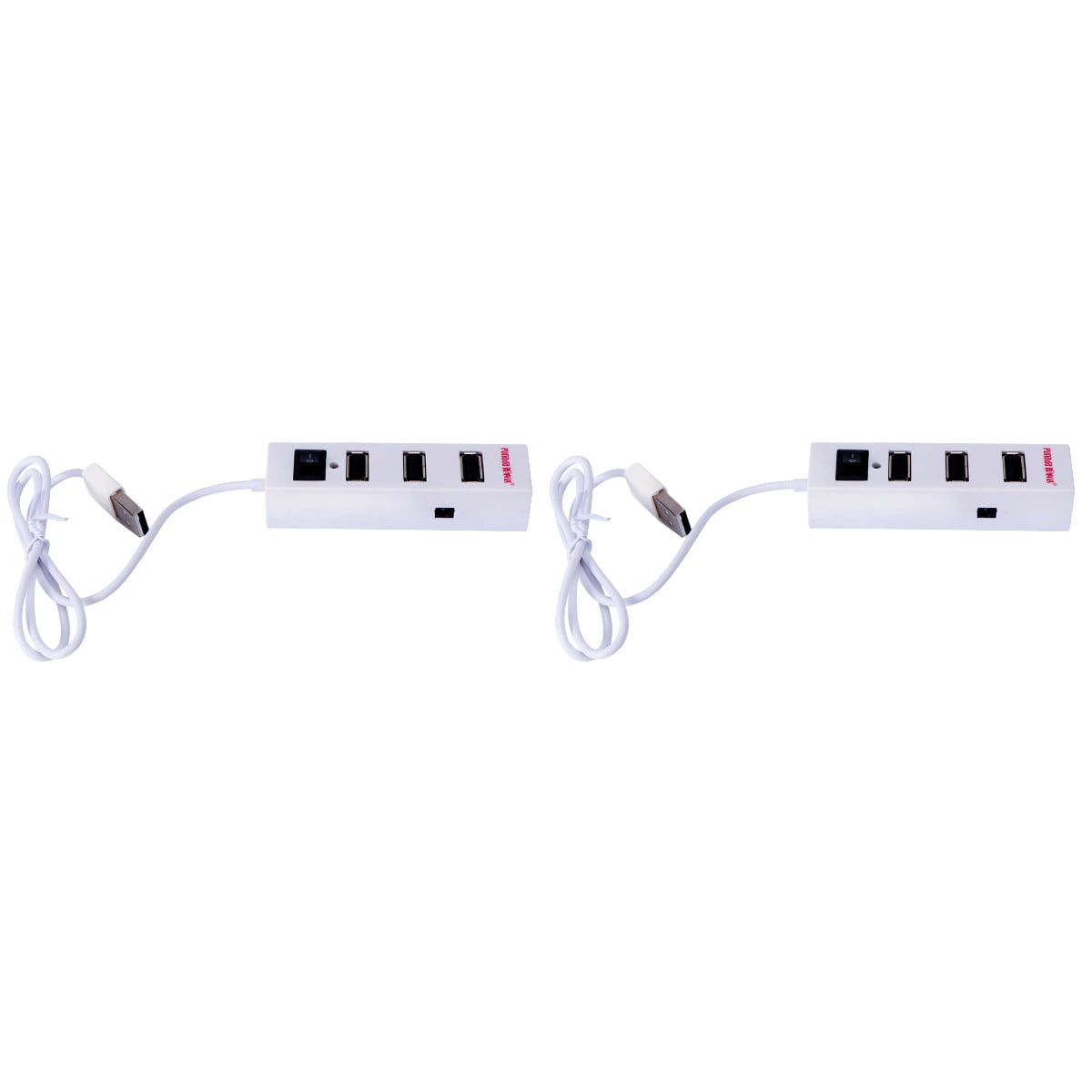 2 PCS 4 Ports Usbhub USB Hub Data Transfer Hub 60x2.3cm - Walmart.com