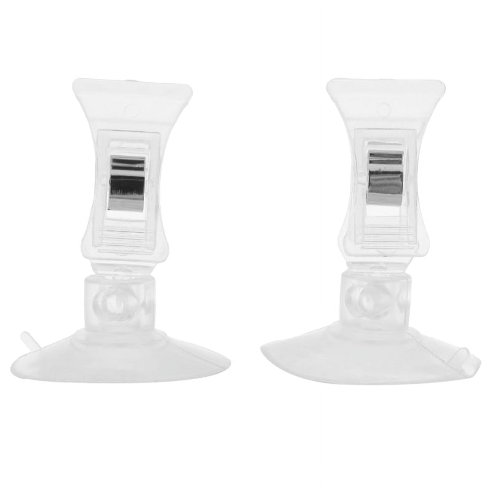 2 PCS 47mm Clear Plastic Wall Suction Cup Clip Clamp - Walmart.com