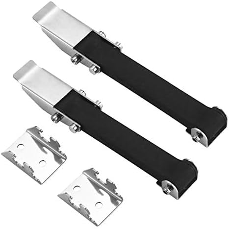 2 PCS 9.3'' Heavy Duty Premium SUS304 Stainless Steel Rubber Flexible ...