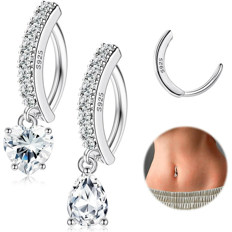 925 sterling silver belly bar store