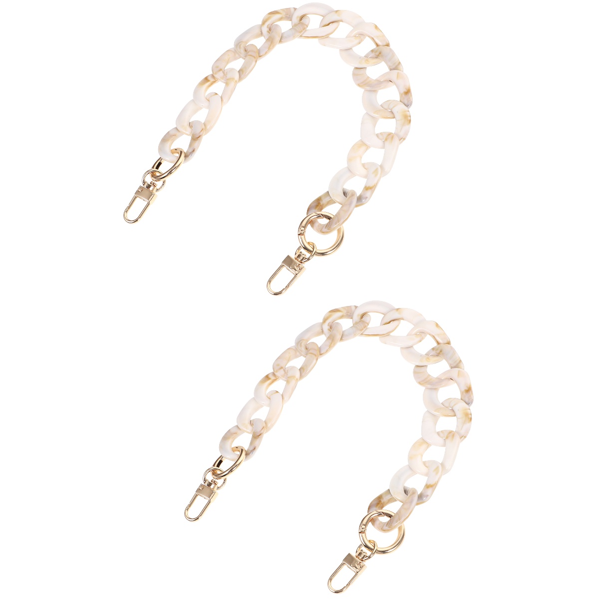 2 PCS Accessories Resin Bag Chain Decorative Purse Accessory Women's ...