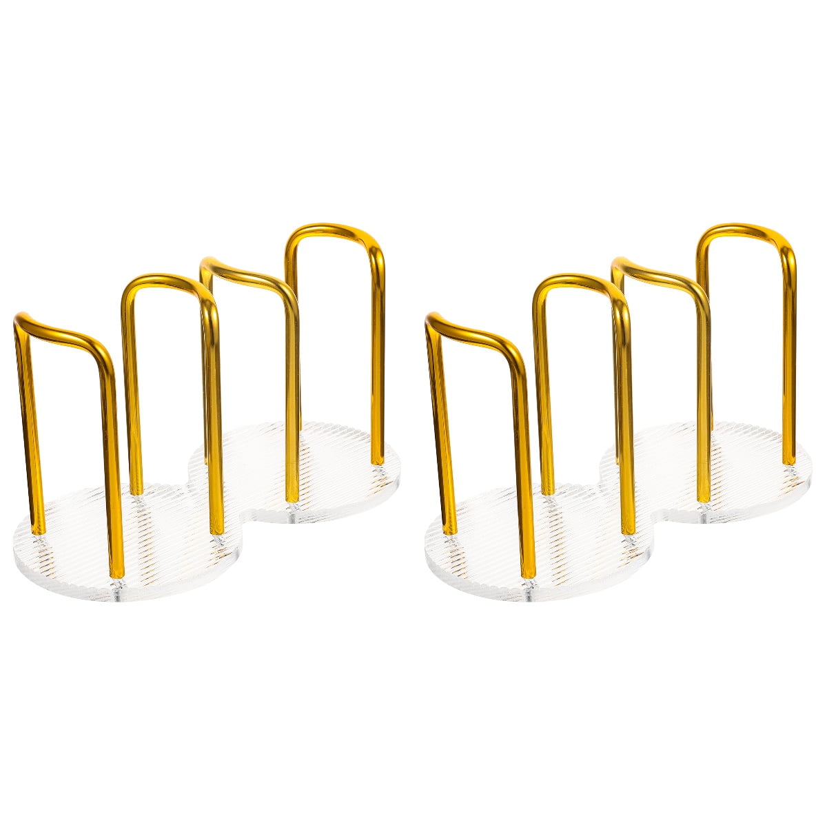 2 PCS Acrylic Cup Holder Coffee Mugs Cups Disposable Dispenser Station ...