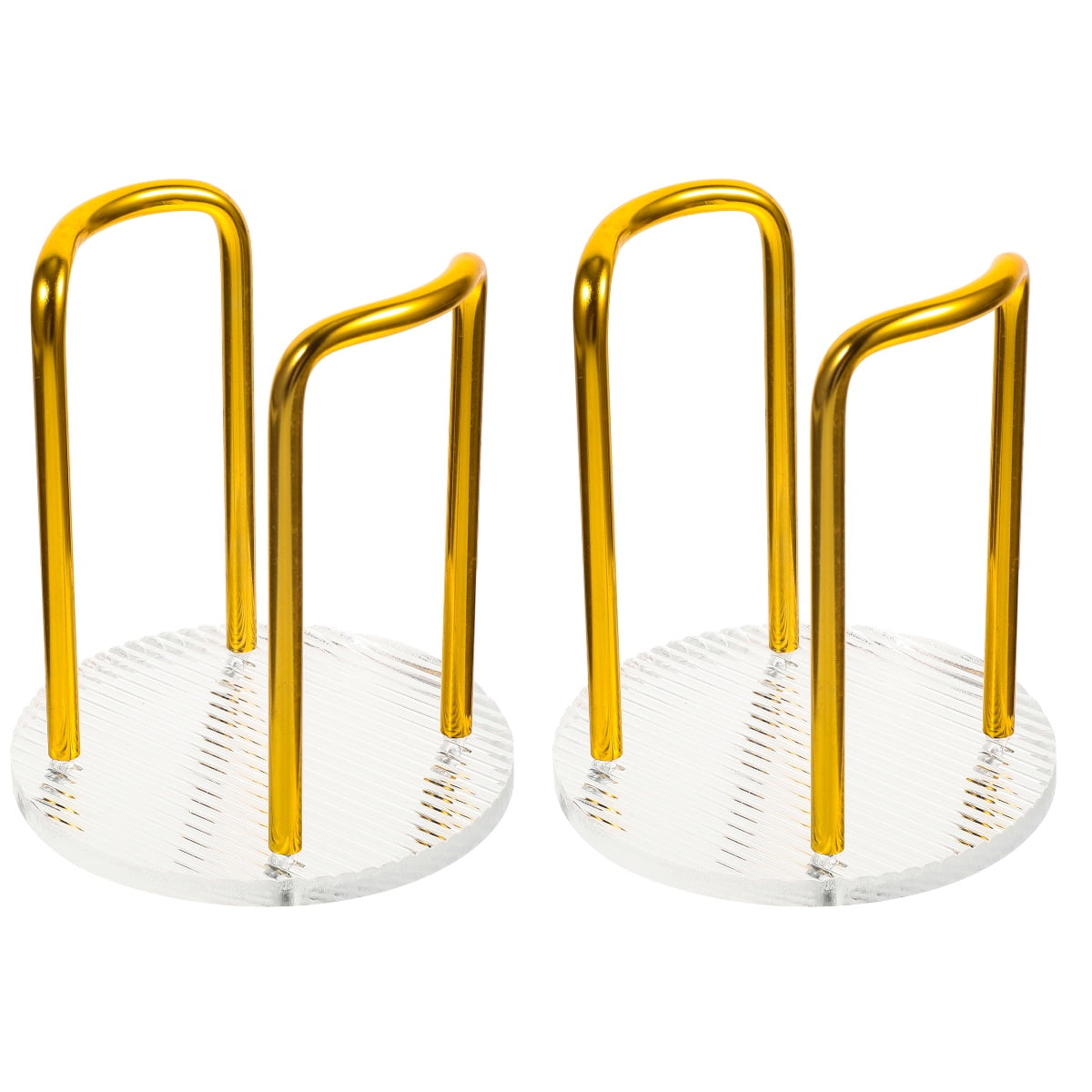 2 PCS Acrylic Cup Holder Coffee Mugs Paper Storage Home Supplies ...