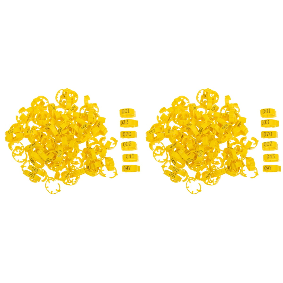 2 PCS Adjustable Chicken Bands Leg Ring Identification Rings - Walmart.com