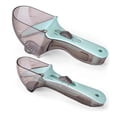 2 PCS Adjustable Measuring Cups and Spoons Set,Kitchen Tool Plastic ...