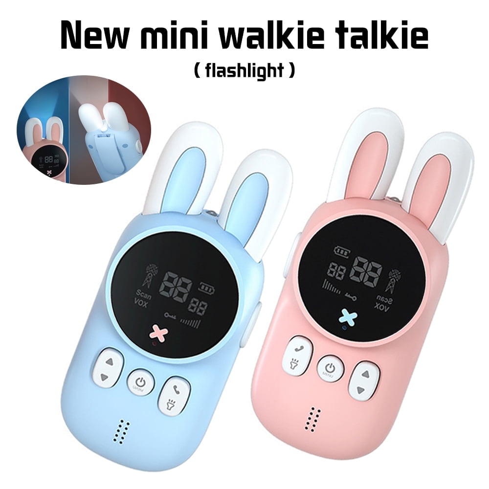 2 PCS Adventure Walkie Talkie Portable Rabbit Two Way Handheld Radios 1 ...