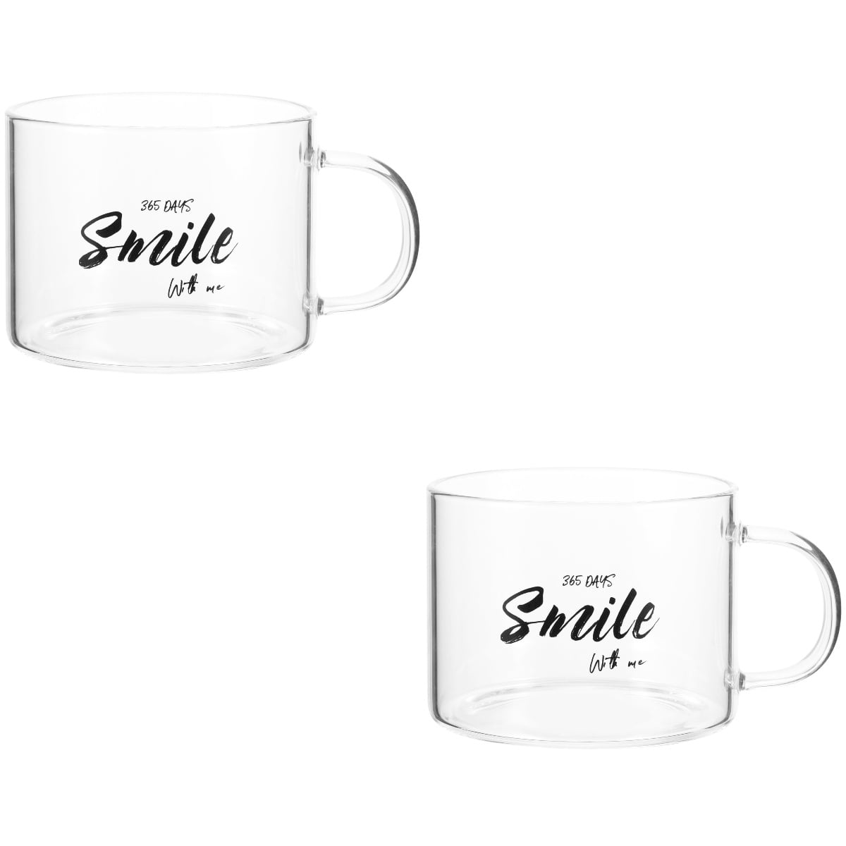 2 Pcs Alphabet Glass Glass Coffee Mugs Espresso Coffee Cup Cappuccino Mug Drinking Cups Glass