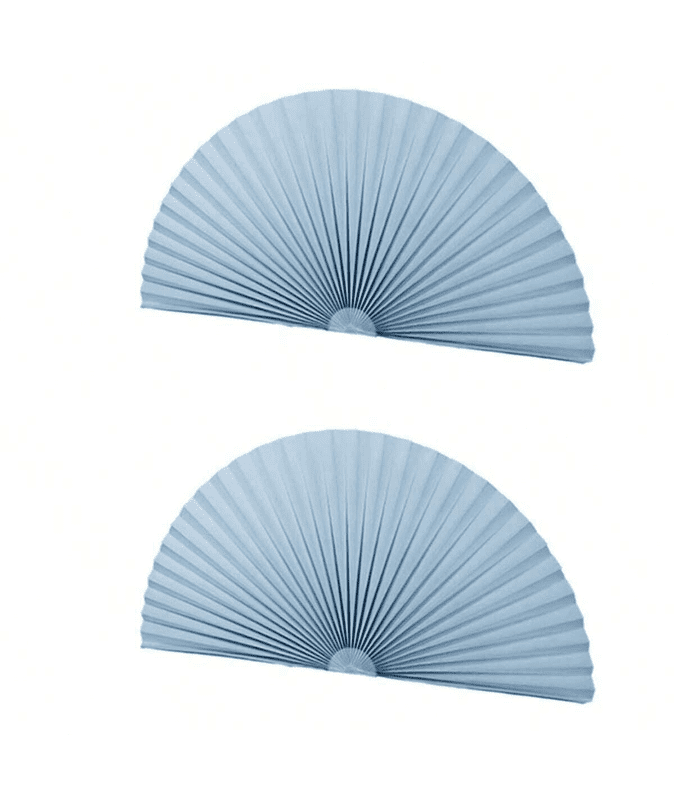 2 PCS Arch Window Shade Radius 18 inch Half Circle Arched Non-Woven ...