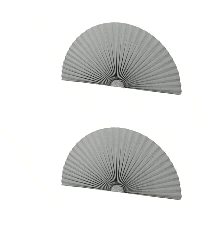 2 PCS Arch Window Shade Radius 23 inch Half Circle Arched Non-Woven ...