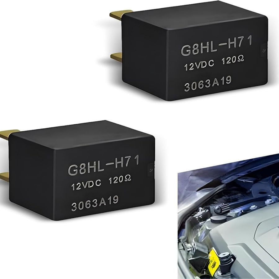 2 PCS Automotive AC Relay, 4 Pin 12V Air Conditioning Relay Replacement, Plug an - Walmart.com