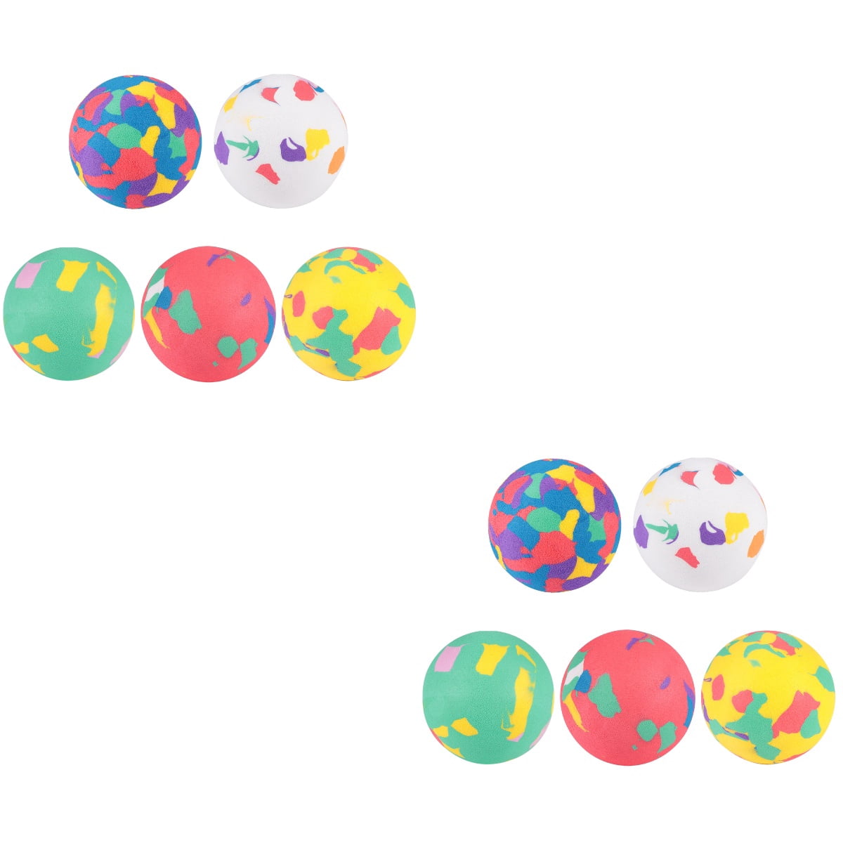 2 PCS Balls for Boys Kids Toy Solid Bouncy Balls Child 6x6x6cm Colorful ...