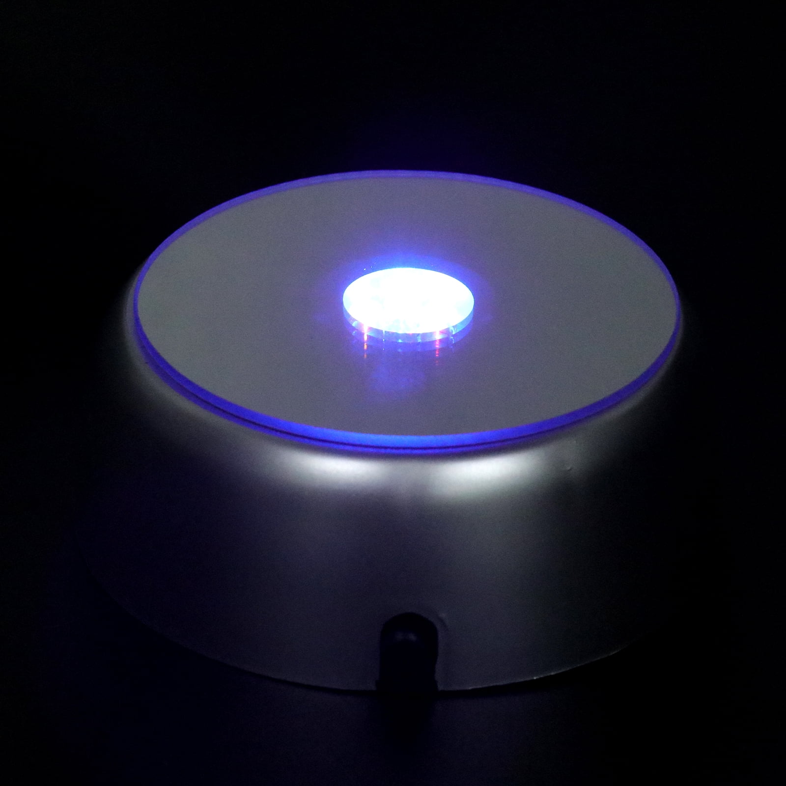 2 PCS Base Light for Glass Refracting Light Display LED Round Light ...