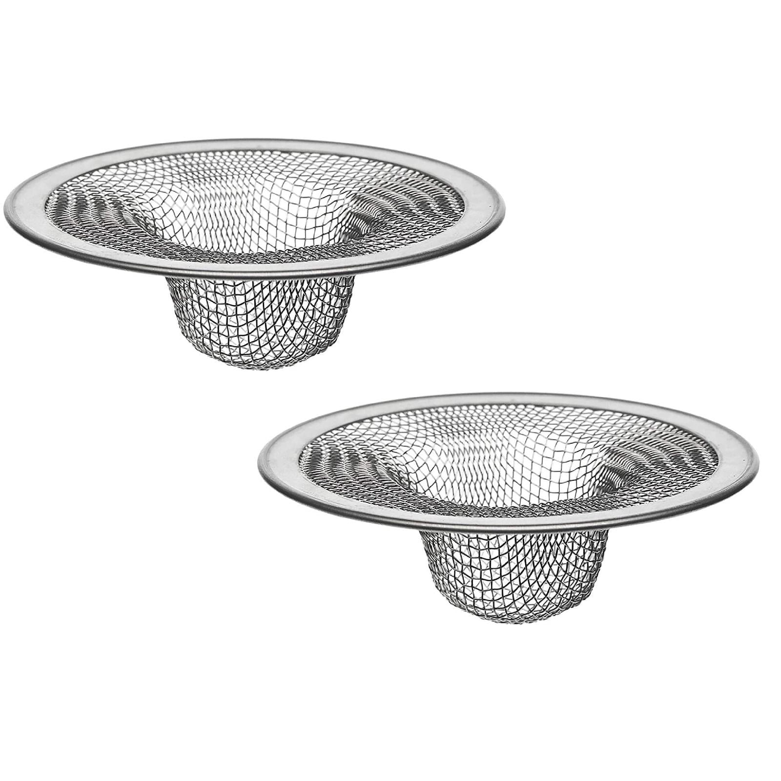 2 PCS Bathroom Sink Strainer Drain Strainer Hair Catcher For Kitchen I ...