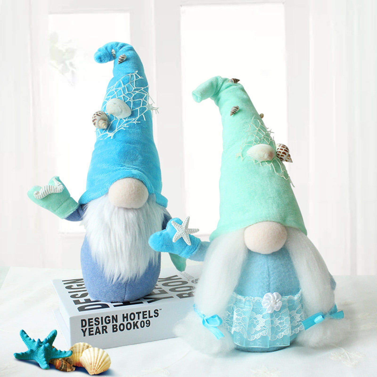 2 PCS Beach Dwarf Decorate The Dwarf Handmade Shelves Swedish Dwarf ...